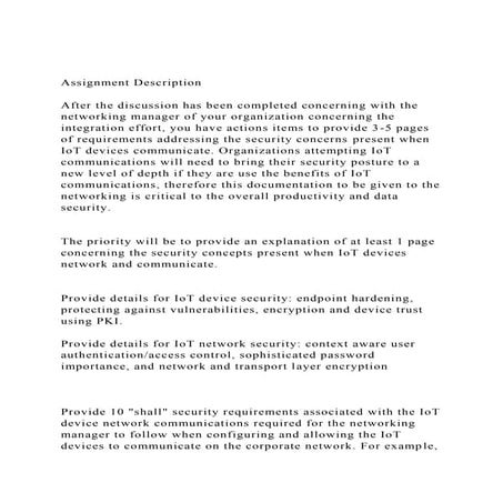 Assignment DescriptionAfter the discussion has been complete.docx