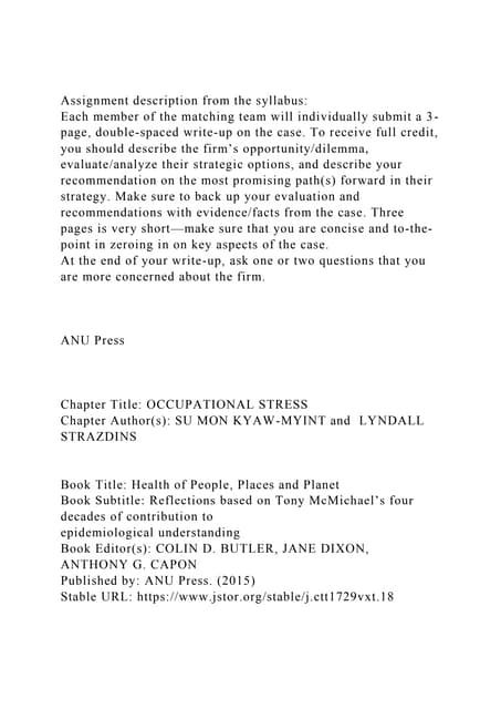 Assignment description The tourism industry represents about .docx