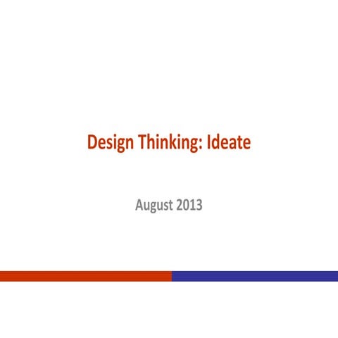 Assignment design thinking ideas | PPT
