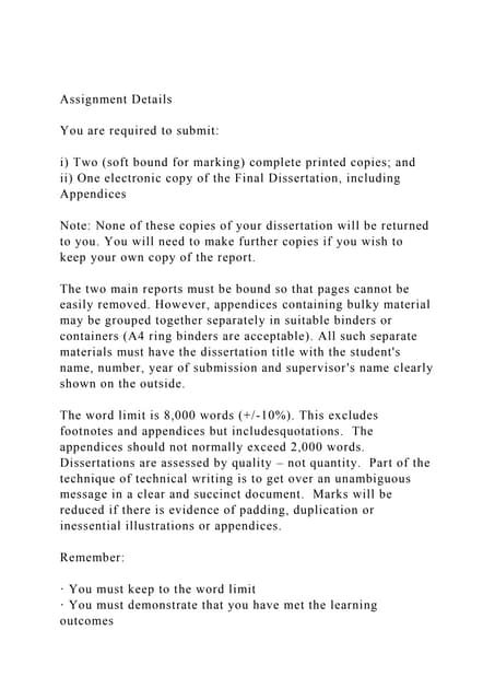 Pg project format | PDF