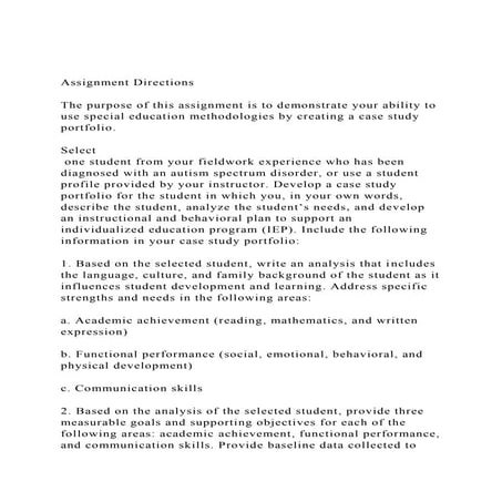 Assignment DirectionsThe purpose of this assignment is to de.docx