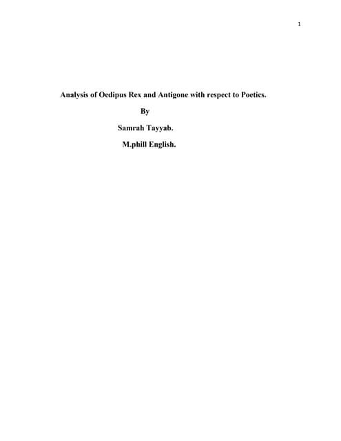 Antigone | PPT