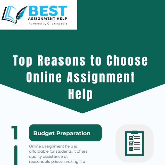 Top Reasons to Choose Online Assignment Help | PDF