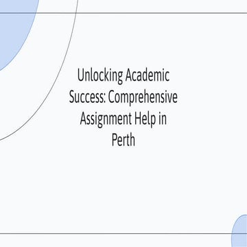 Online Assignment Help in Perth by Expert | PPT