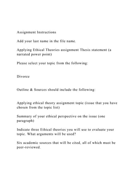 Assignment InstructionsAdd Your Last Name In The File Name assignment-instructionsadd-your-last-name-in-the-file-name