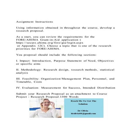 Assignment InstructionsUsing information obtained in through | DOCX