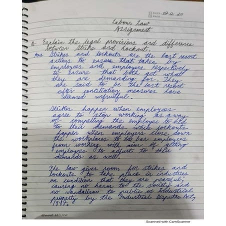 Assignment labour law 1 | PDF