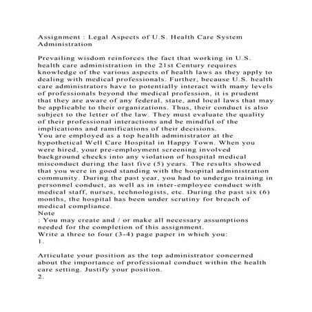 Role of the Health Care Administrator PresentationIntroduc.docx