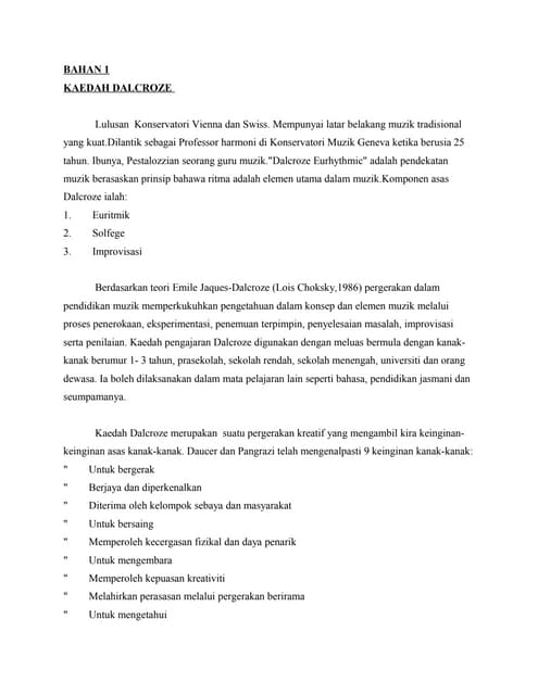 Topik 5 pengetahuan asas dalam muzik | PDF