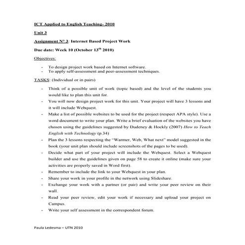 Assignment n 3 | PDF