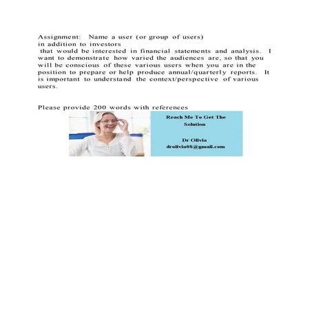 Assignment Name a user (or group of users) in addition to invest | PDF