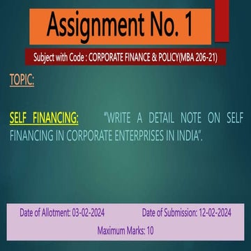 Assignment No 1 - PPT.pptx