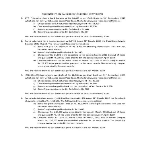 Assignment on bank_reconciliation_statement | DOCX