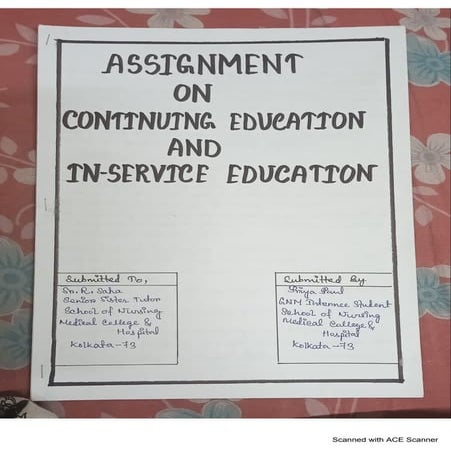 assignment on continuing education and in-service education.pdf
