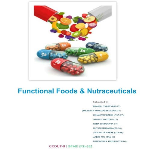 Functional food and Nutraceuticals | DOCX