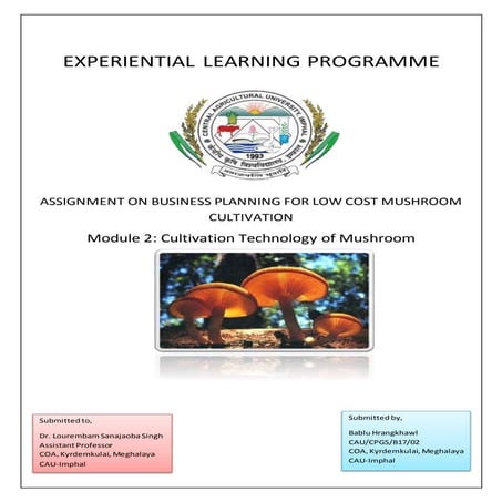 Mushroom Cultivation | PPT