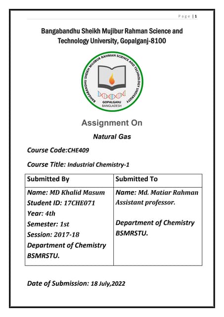 1. natural gas overview | PDF