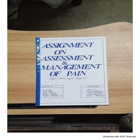 assignment on pain management.pdf