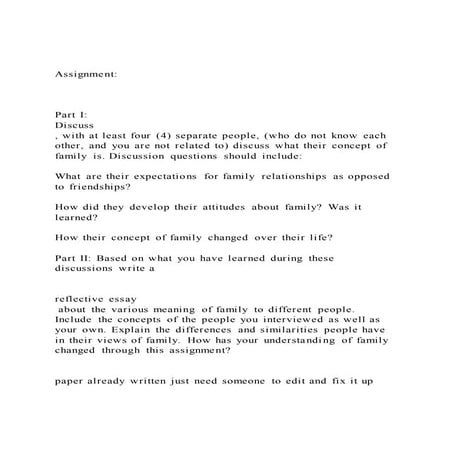 AssignmentPart I Discuss, with at least four (4) s | PDF