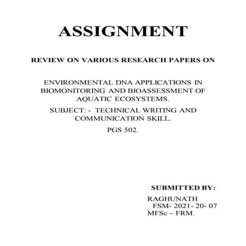 REVIEW ON VARIOUS RESEARCH PAPERS | DOCX
