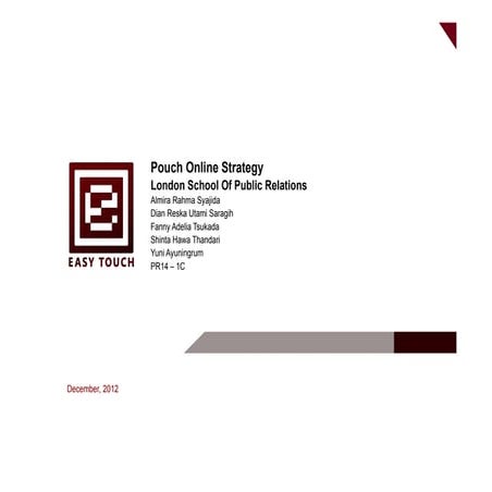 Assignment pouch strategy (pr14 - 1 c) | PDF