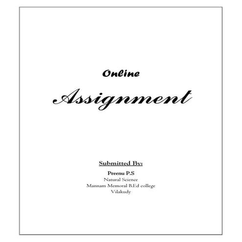 Assignment | PDF