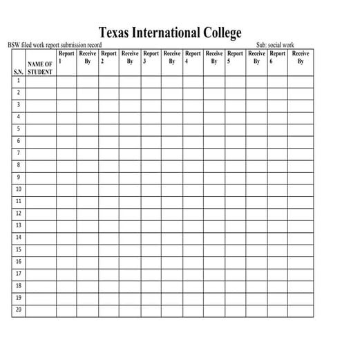 Assignment record format.docx