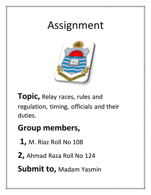 Types of start | PPTX | Track and Field | Sports