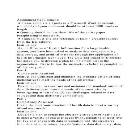 Assignment Requirements please complete all parts in a Microso.docx