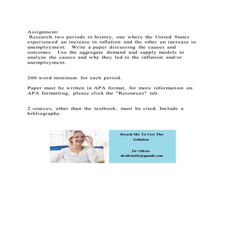 Assignment Research two periods in history, one where the Unite | DOCX