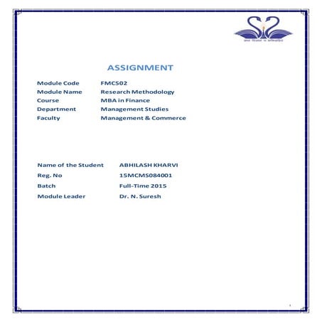 Assignment template pg research metodology (502) | DOCX