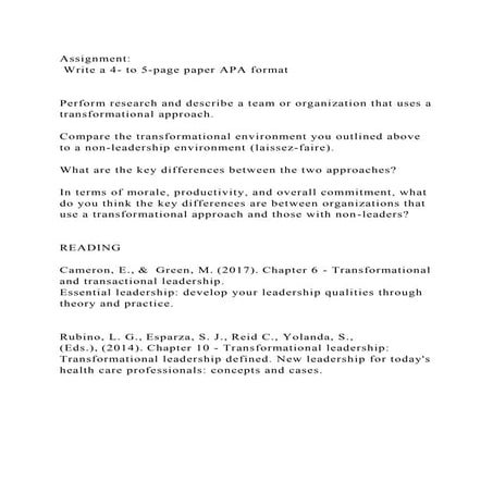 Assignment Write a 4- to 5-page paper APA formatPerform re.docx