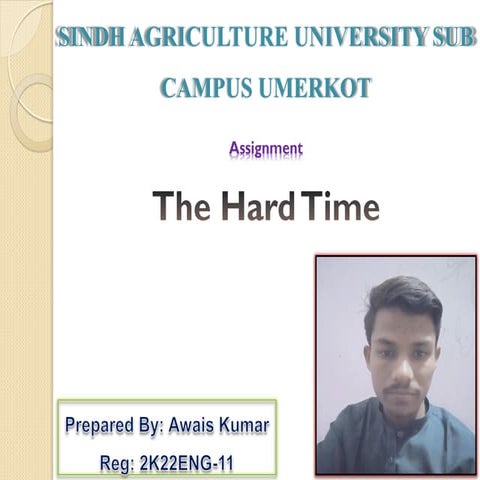The Hard Time Character, Themes, Summary | PDF