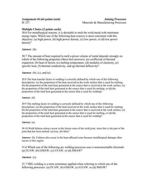 Cswip 3.1 question & Answers | PDF