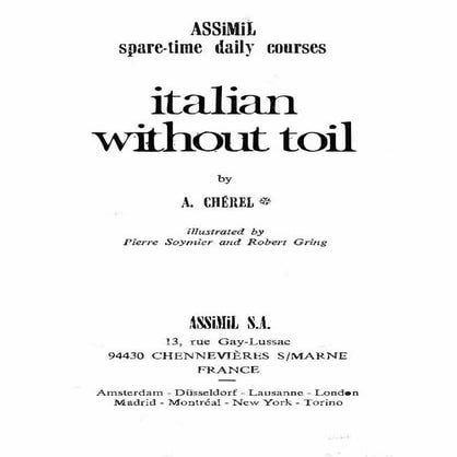 Assimil - Italian Without Toil.pdf