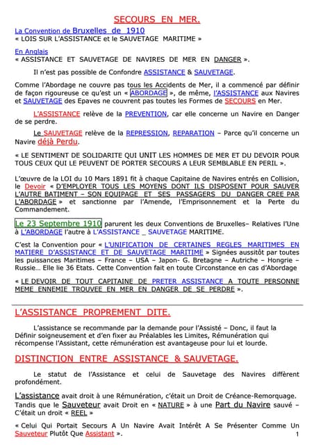 Assurances maritimes | PDF