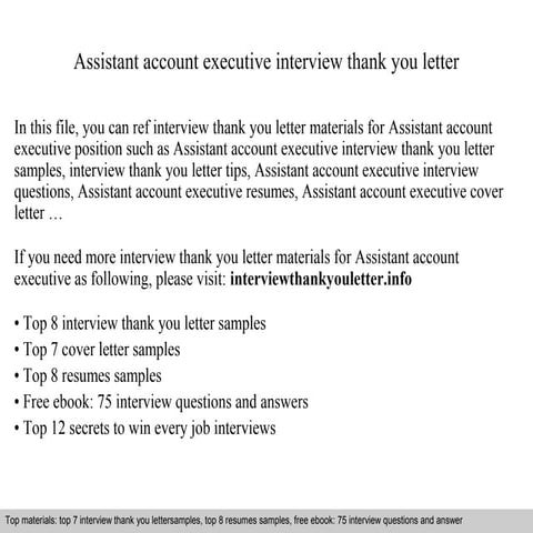 Key account executive | PPT