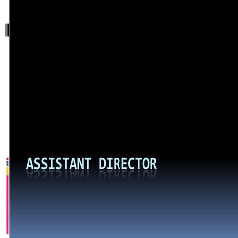 Assistant Director | PPTX