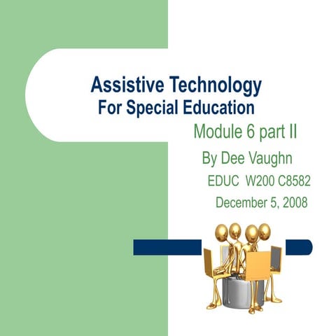 Assistance Technology For Special Education | PPT
