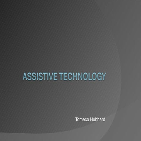 Assistive technology | PPT