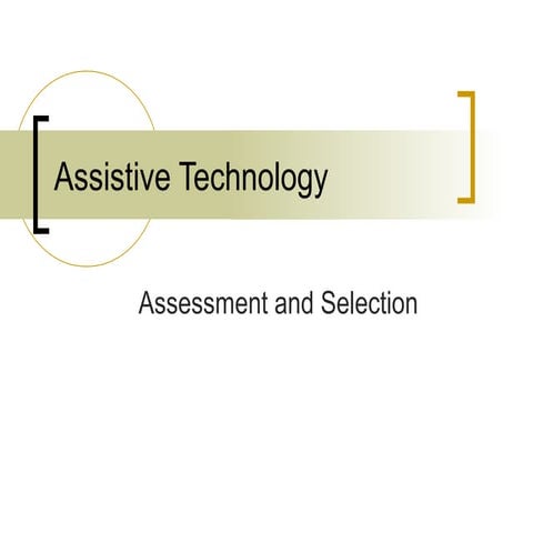 Assistive technology | PPT