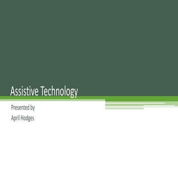 Assistive technology | PPT