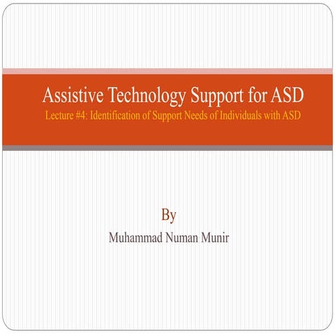 Assistive Technology 4; Support Needs.pptx | Brain and Nervous System ...