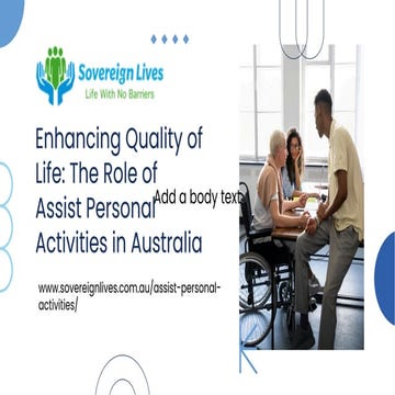 Assist Personal Activities Australia - Sovereign Lives | PDF