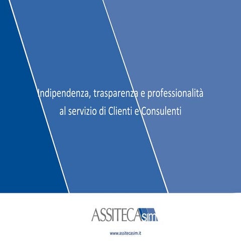 Assiteca SIM | PDF | Stocks and Bonds | Personal Investing