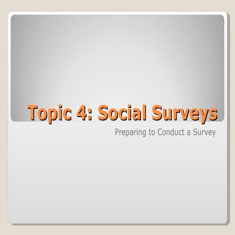 AS Social Surveys | PPT