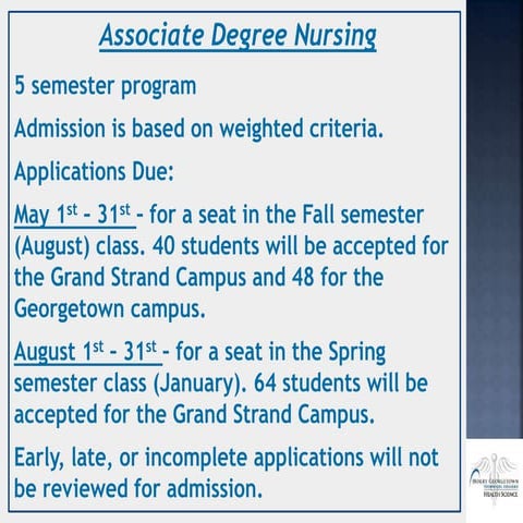 Associate Degree Nursing STEPS Session | PPT