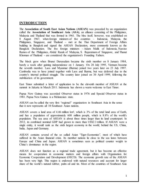 Asean motto | PDF