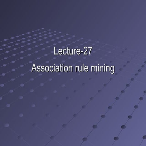 Association Rule Mining Ppt