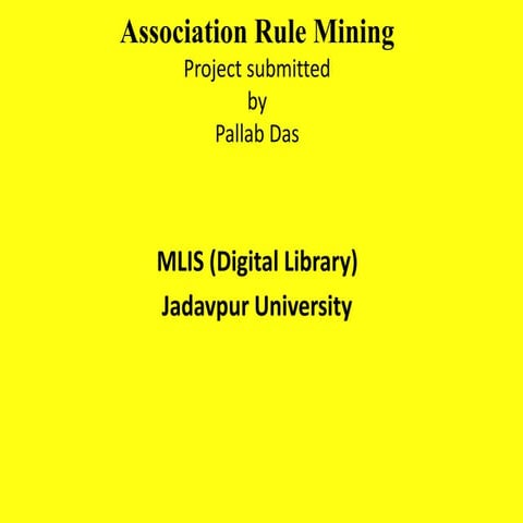 Association Rule Mining Ppt